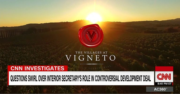 CNN Investigates Vigneto Village and Interior Department Favors ...